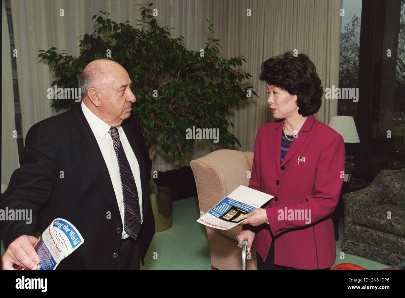 Office of the Secretary - Secretary Elaine Chao Meeting Ken Behring of ...