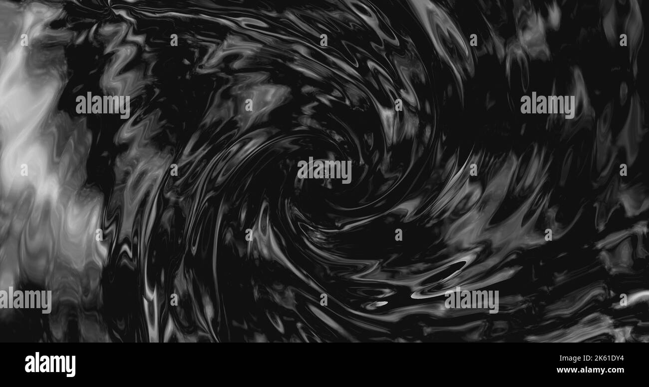 Rotation black abstract oil whirlpool or used engine oil, abstract ...