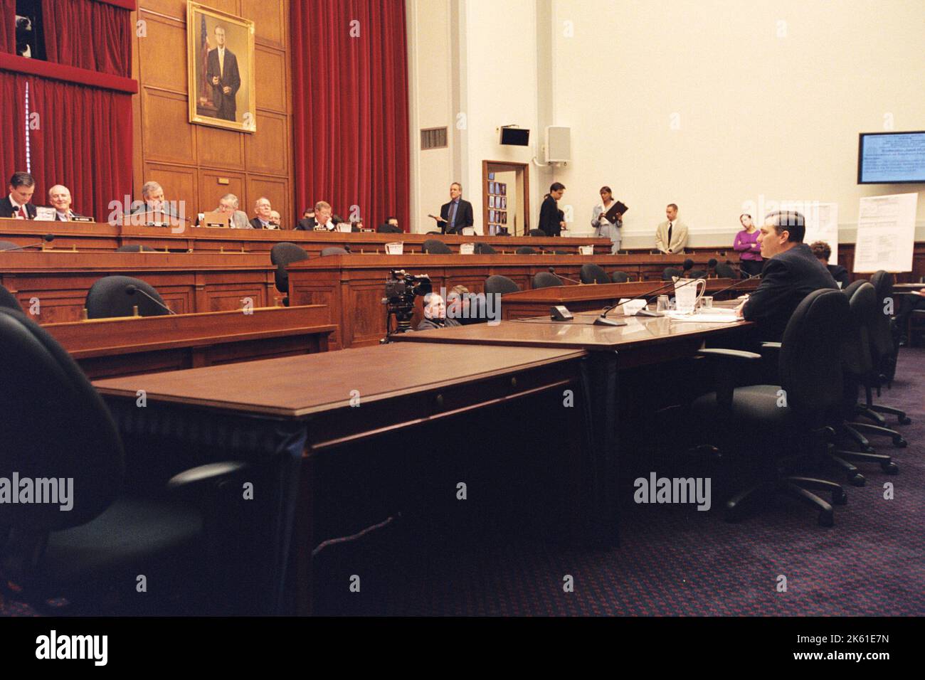 Office of the Secretary - Press Conference Cameron Finley Stock Photo ...