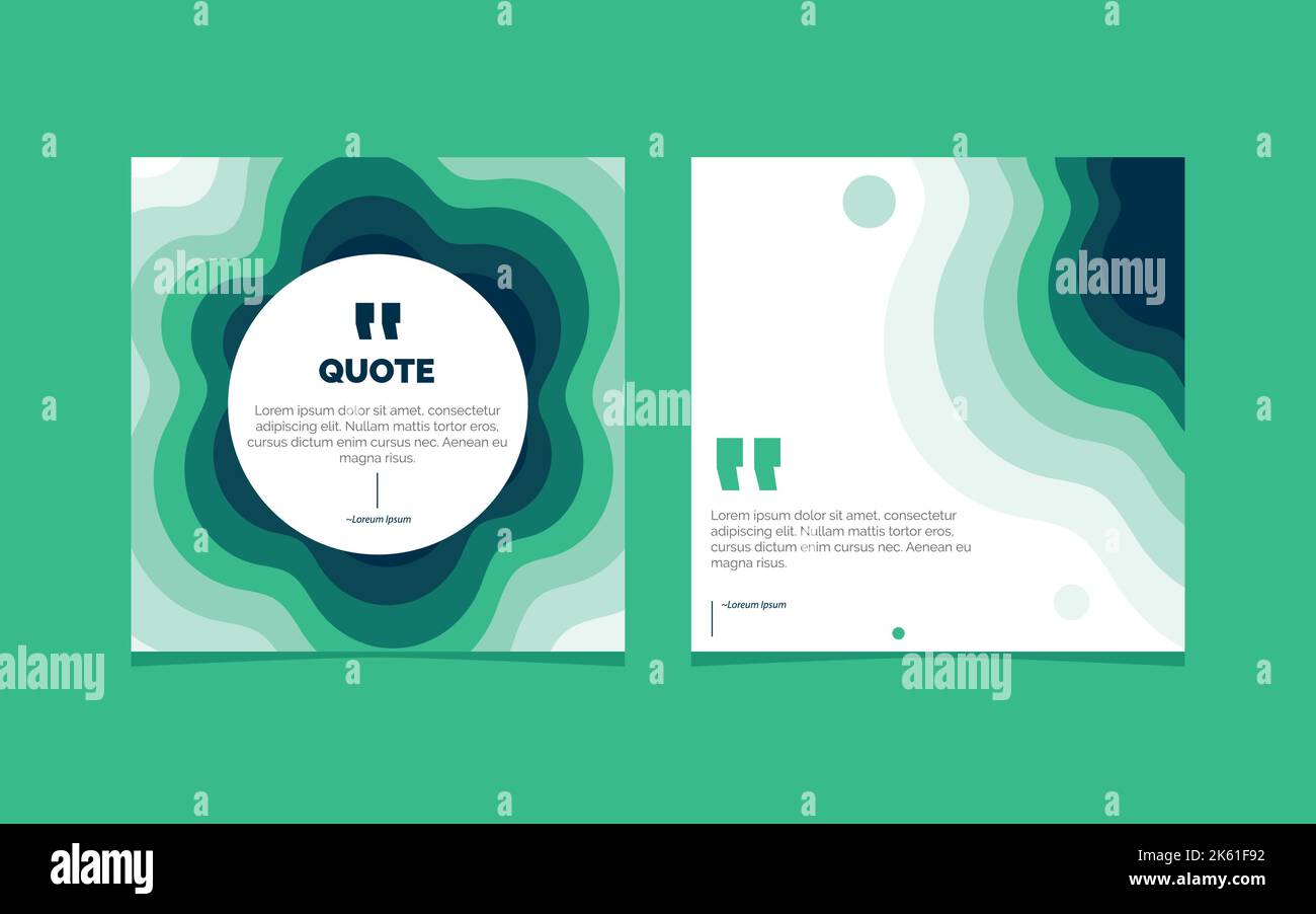 Paper Cut Abstract Quote Background Vector Illustration Stock Vector ...