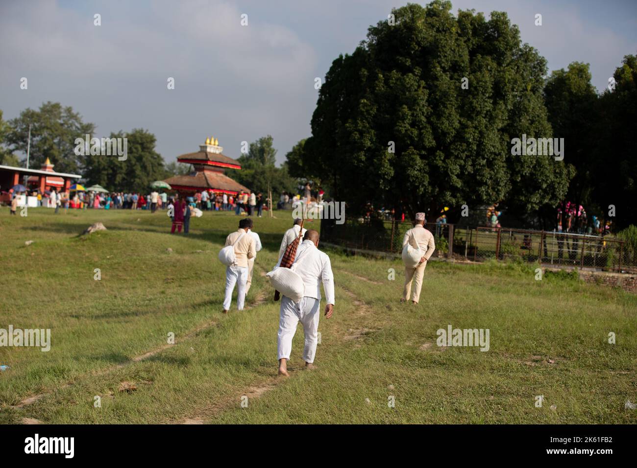 Nepalese people celebrates Shikali Festival Stock Photo - Alamy