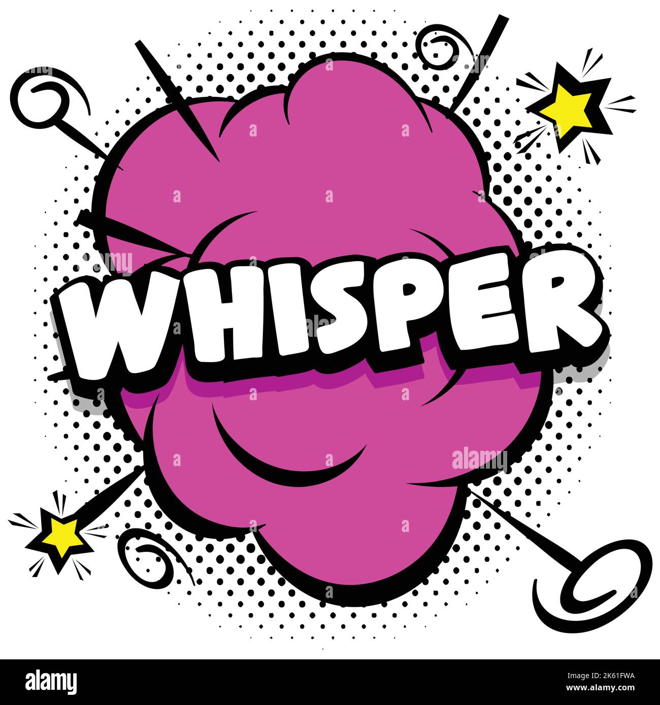 The whisper Stock Vector Images - Alamy