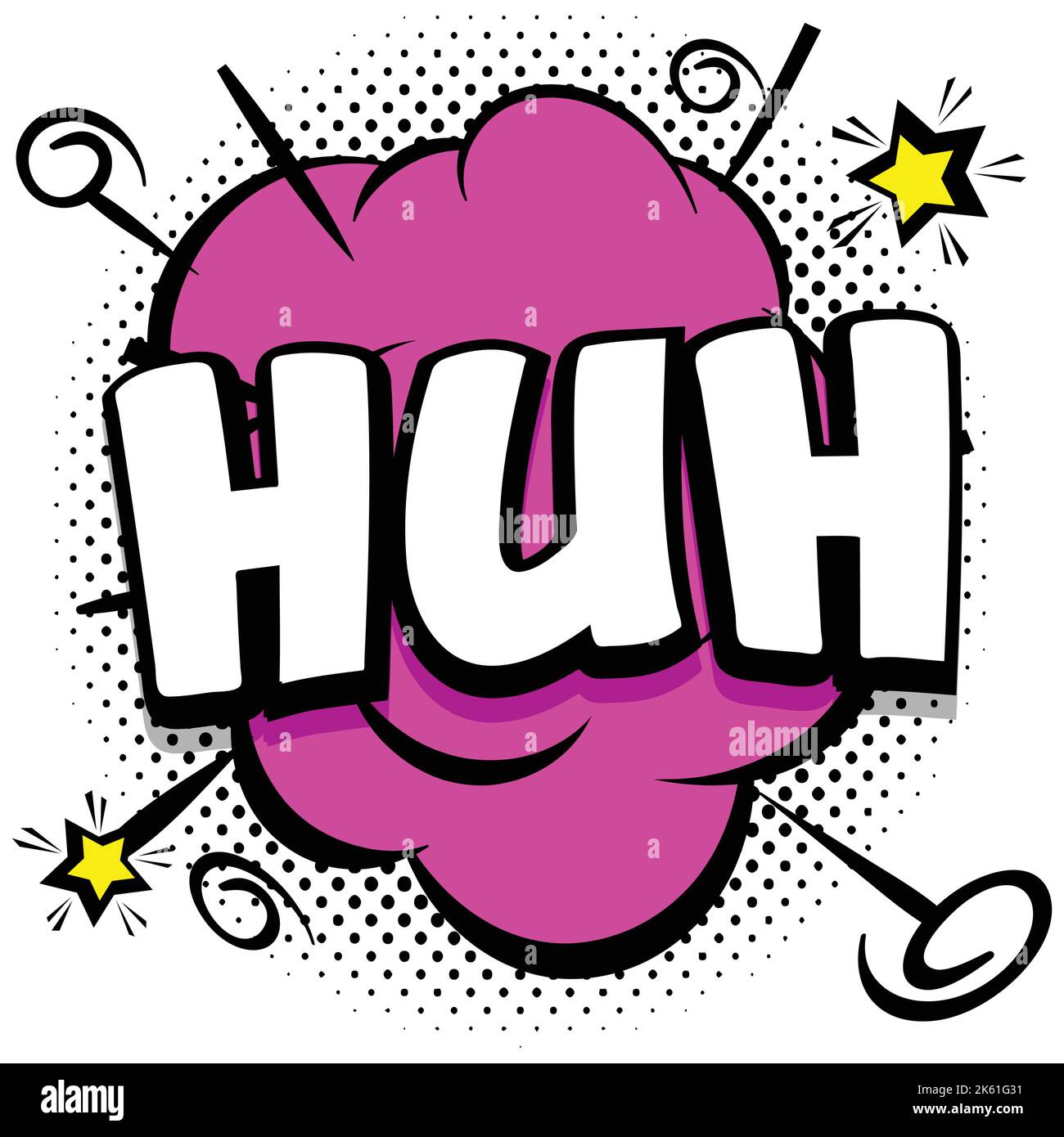 Huh vector vectors hi-res stock photography and images - Alamy