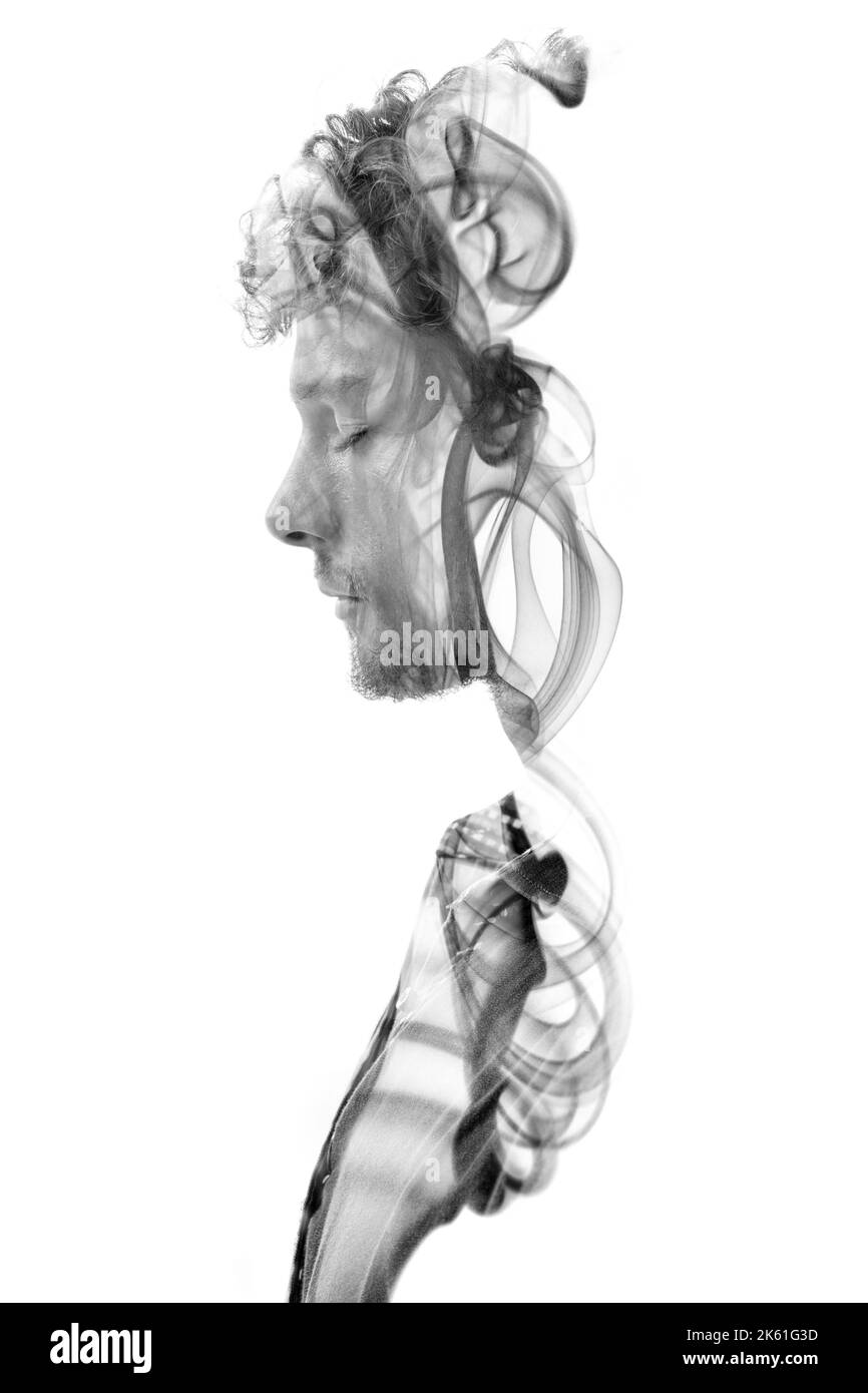 Trauma portrait Black and White Stock Photos & Images - Alamy