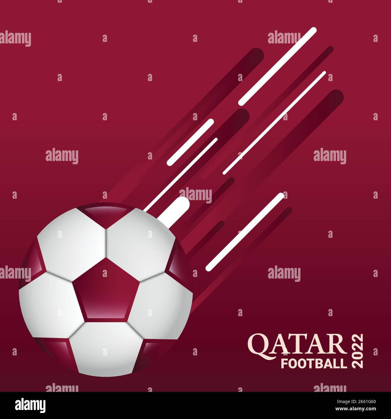 Football Worldcup Qatar 2022 Abstract Red Soccer Background Template ...