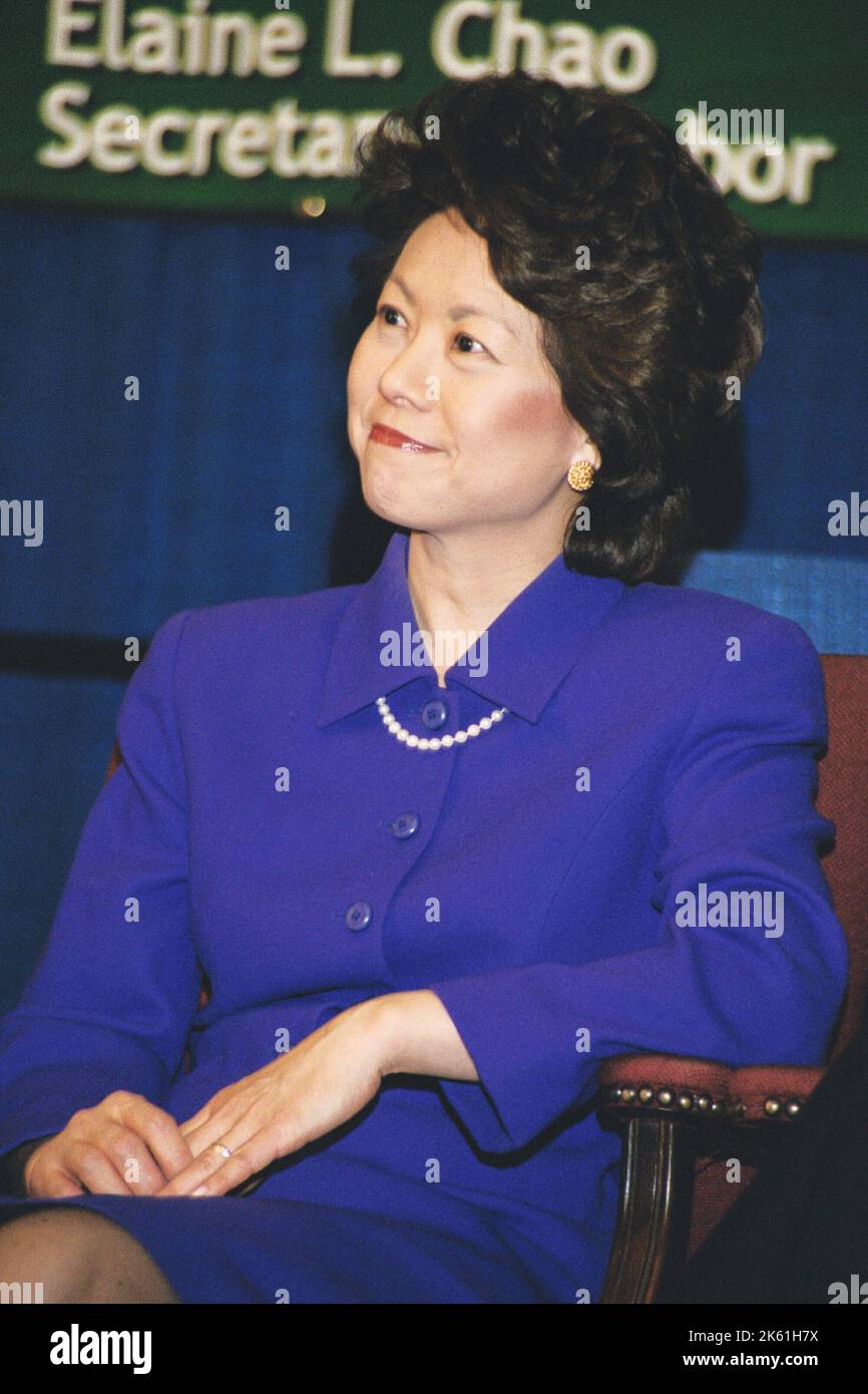 Office of the Secretary - Secretary Elaine Chao Welcome Ceremony Stock ...
