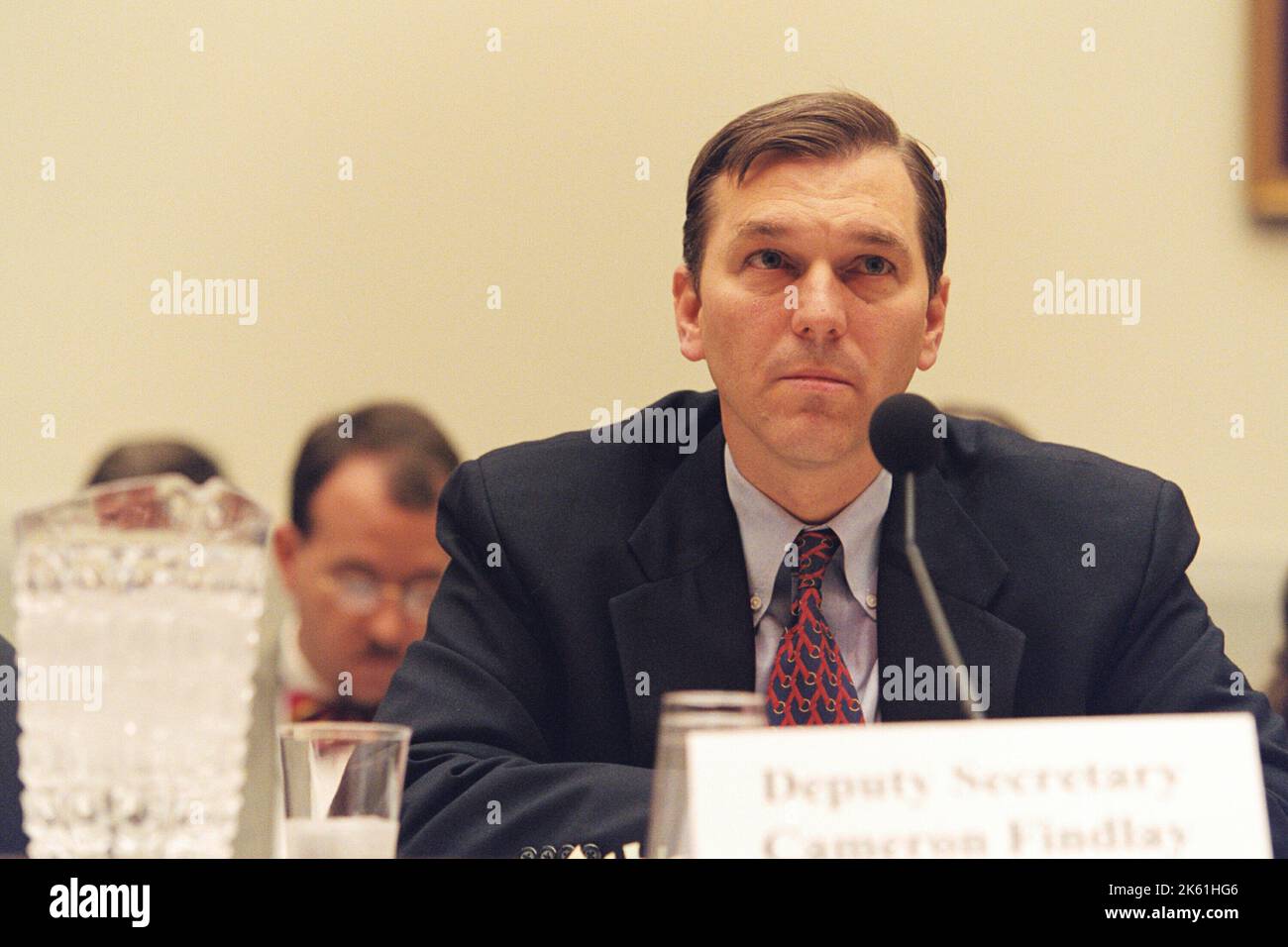 Office of the Secretary - Press Conference Cameron Finley Stock Photo ...