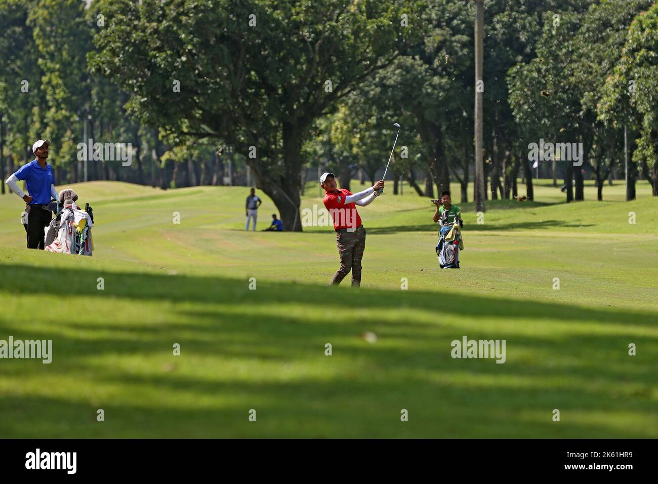 Bangladeshi professional golfer Dulal Hossain take part at the 7th ...