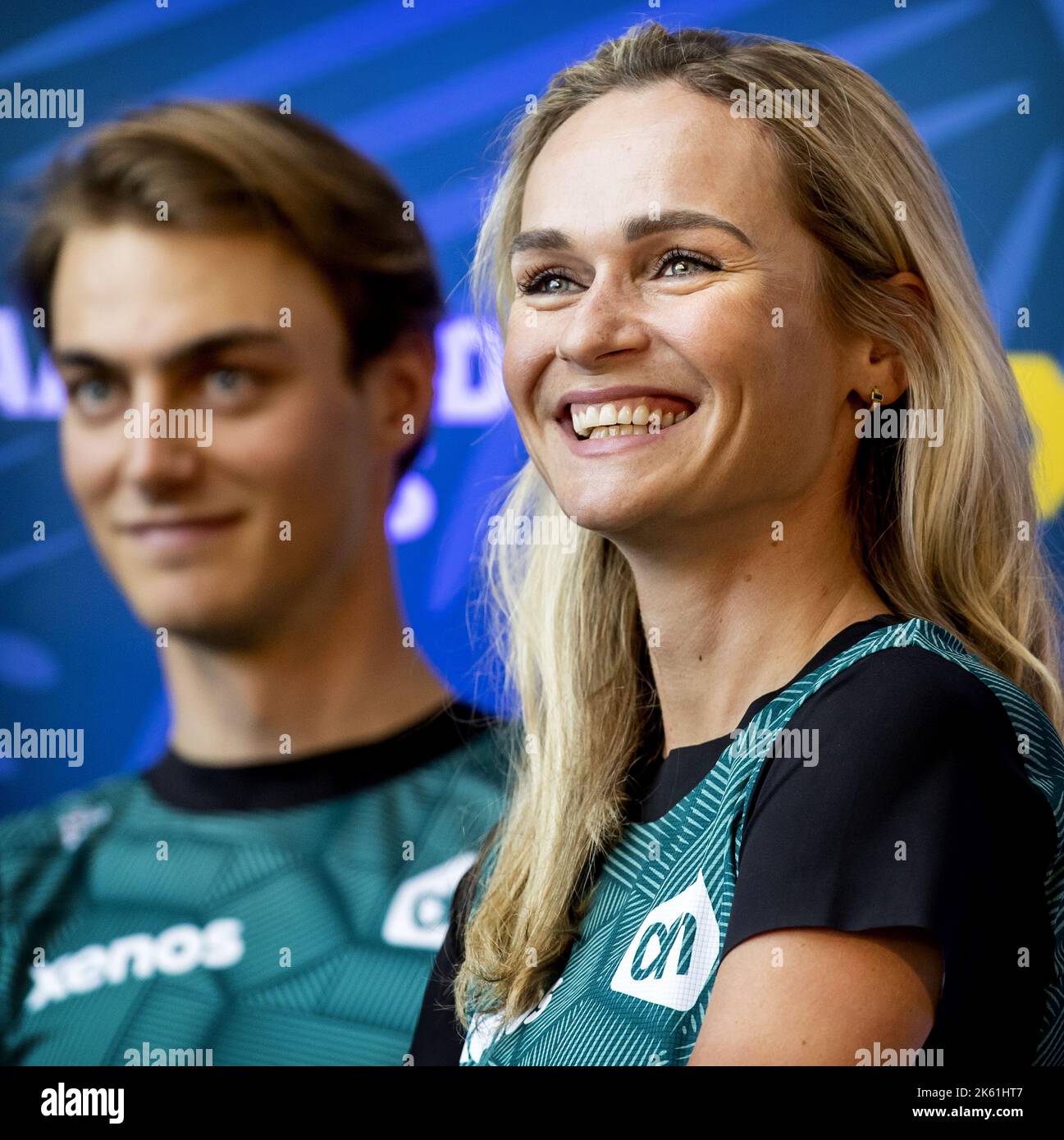 ZAANDAM - Ice skater Irene Schouten during the official team ...