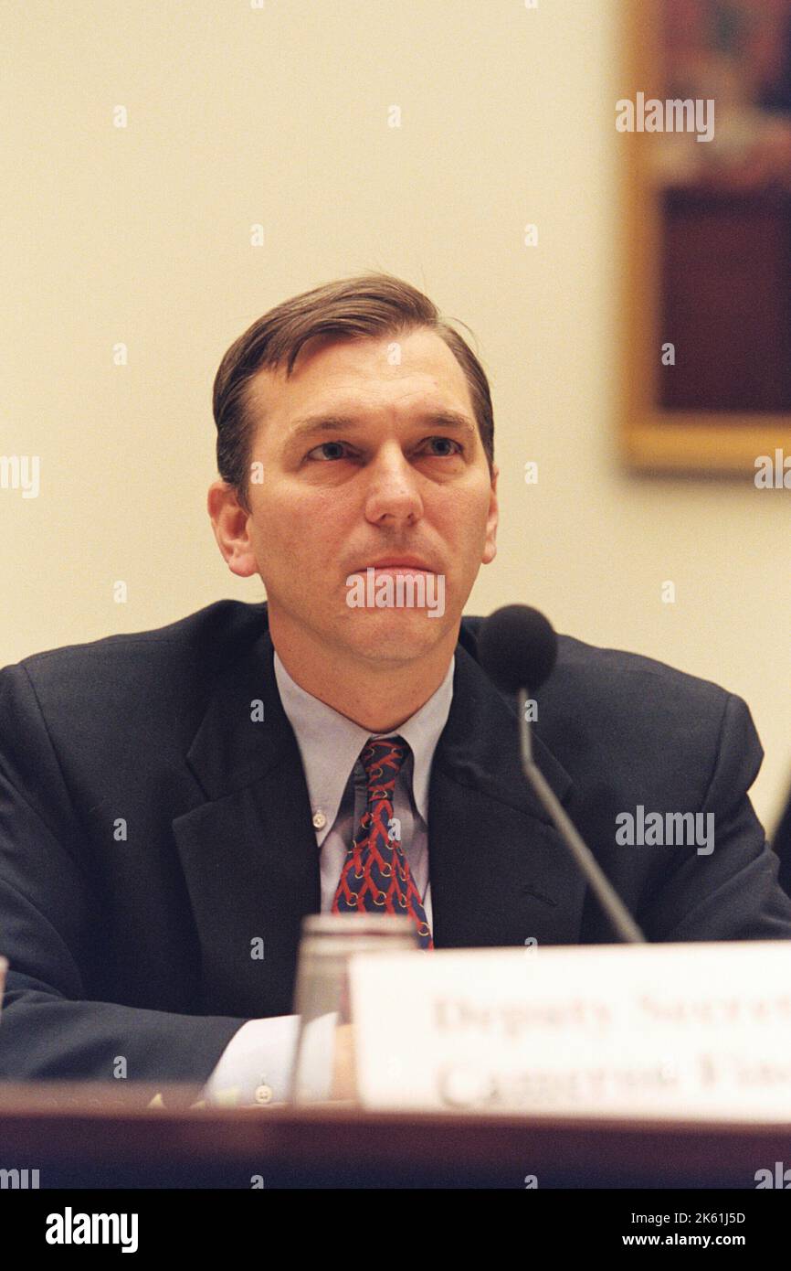 Office of the Secretary - Press Conference Cameron Finley Stock Photo ...