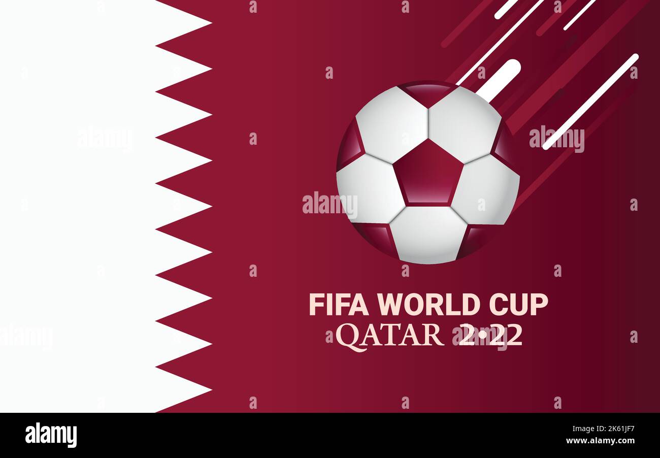 Qatar worldcup logo Stock Vector Images - Alamy