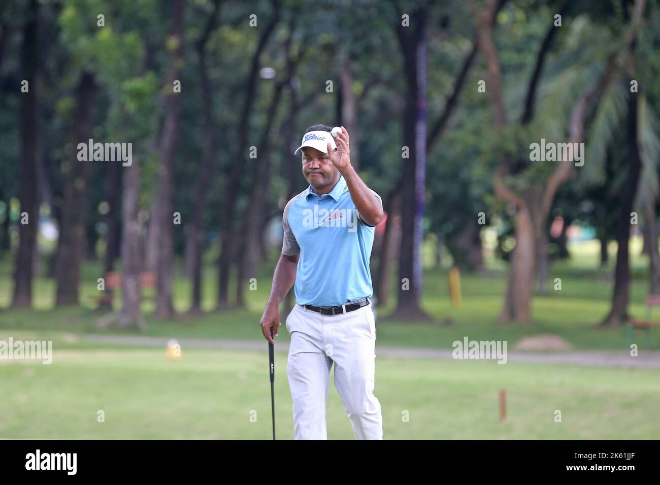 Bangladesh Ace Golfer Siddikur Rahman take part at the 7th Paragon Professional Golf Tournament ...