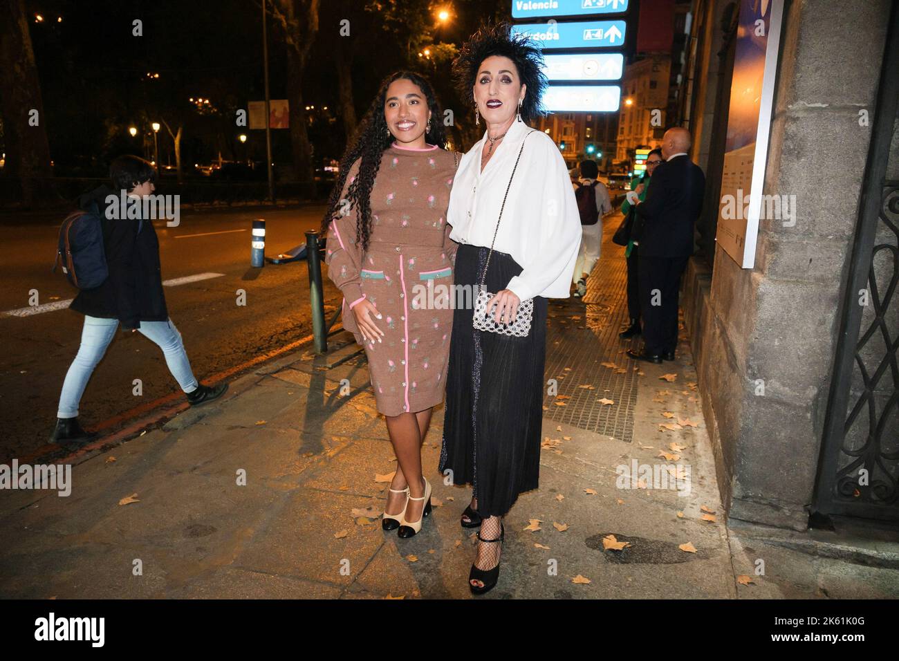 Luna Garcia and Rossy de Palma attend the opening of the "Picasso ...
