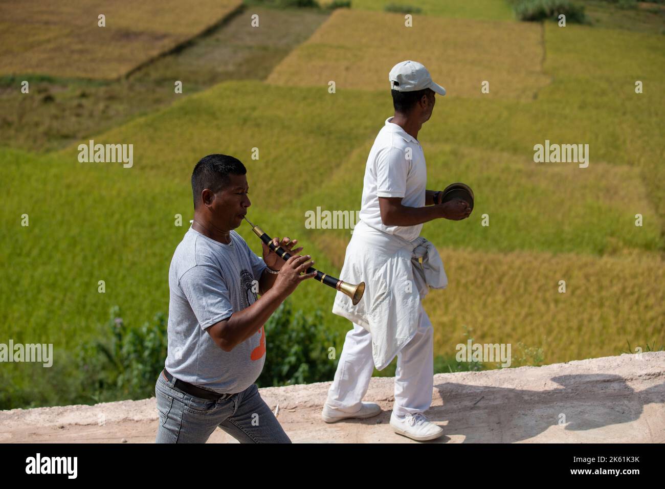 Nepalese people celebrates Shikali Festival Stock Photo - Alamy