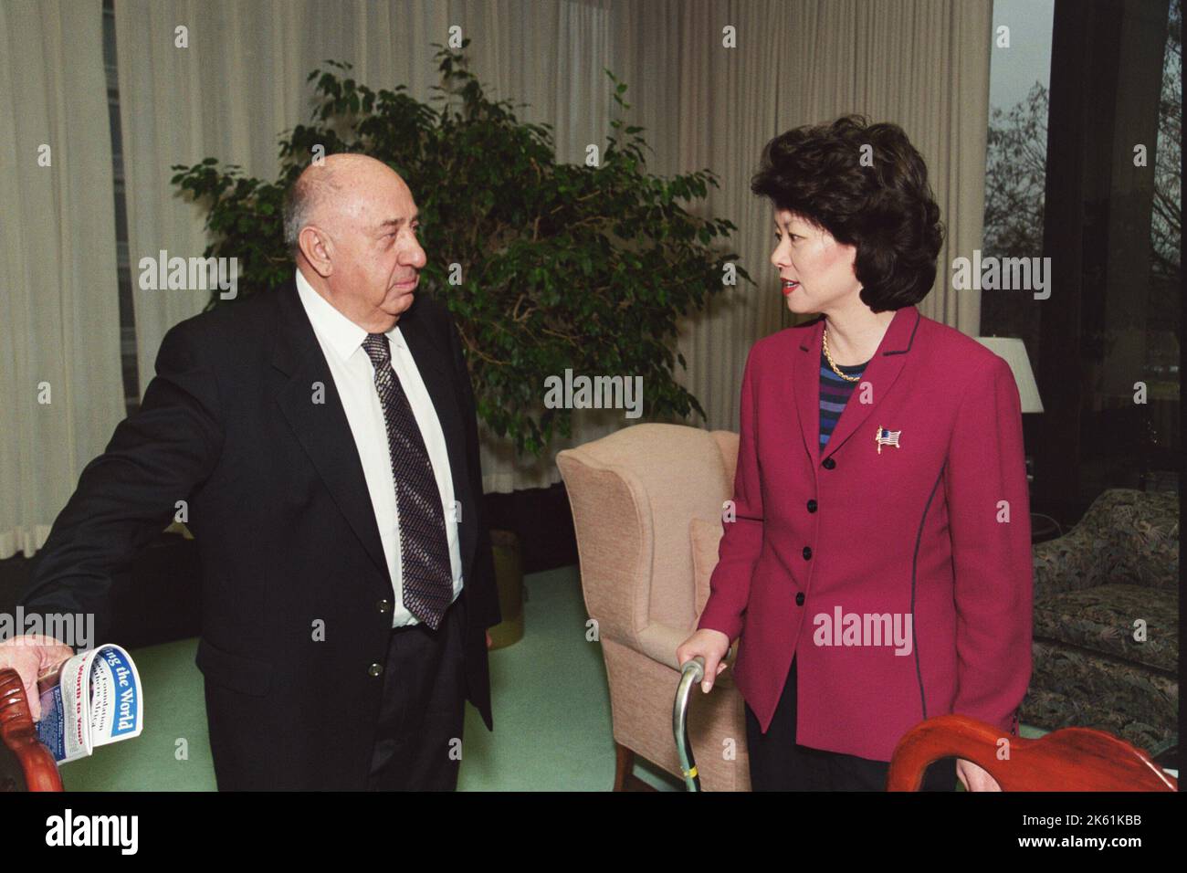 Office of the Secretary - Secretary Elaine Chao Meeting Ken Behring of ...