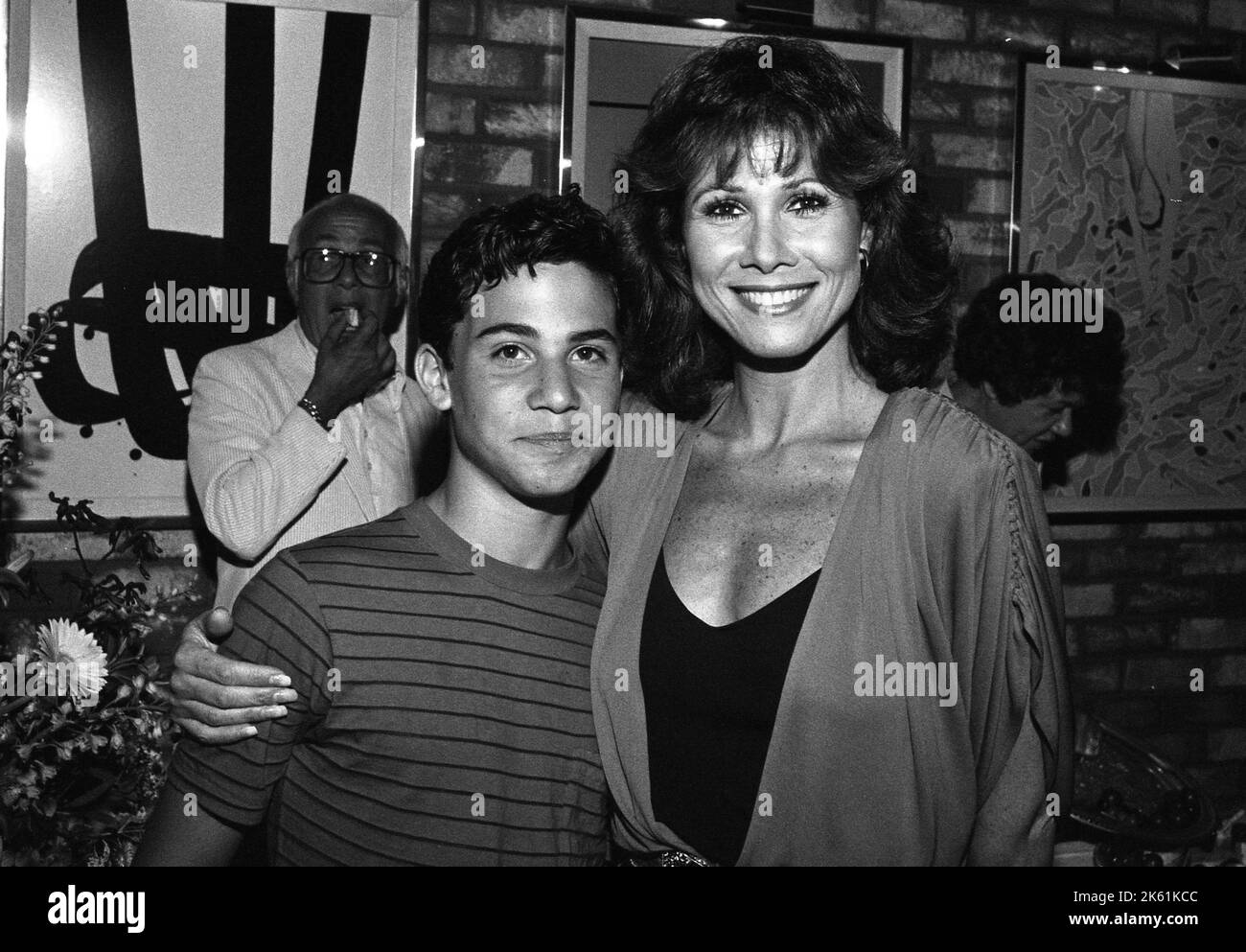 Michele Lee and son David Tarantino at the Family Feud All-Star prime ...