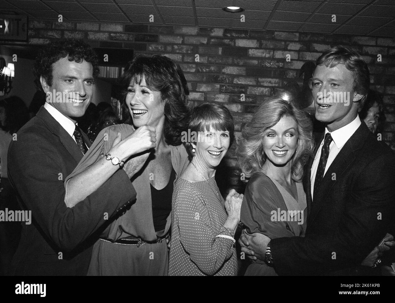 Michele Lee with Kevin Dobson, Julie Harris, Heather Mills and Ted ...