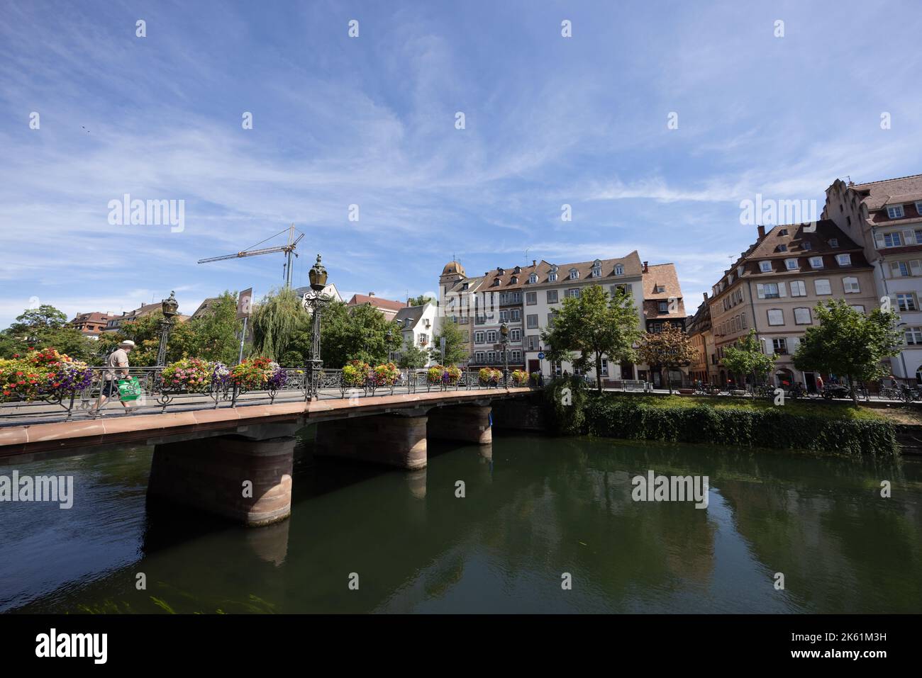 The Ill river in Strasbourg, France Stock Photo - Alamy