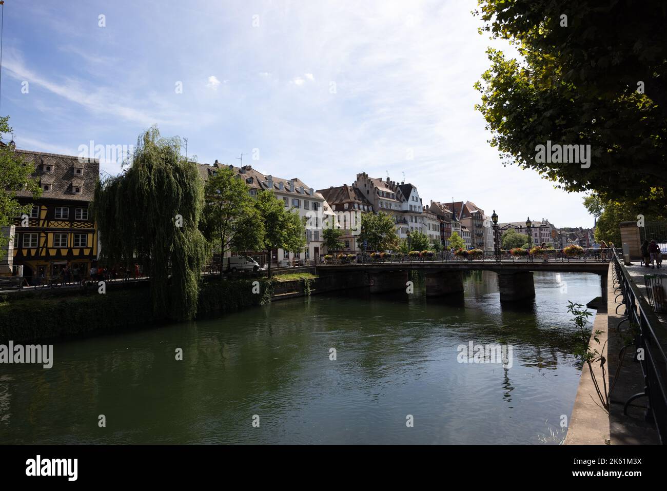 The Ill river in Strasbourg, France Stock Photo - Alamy