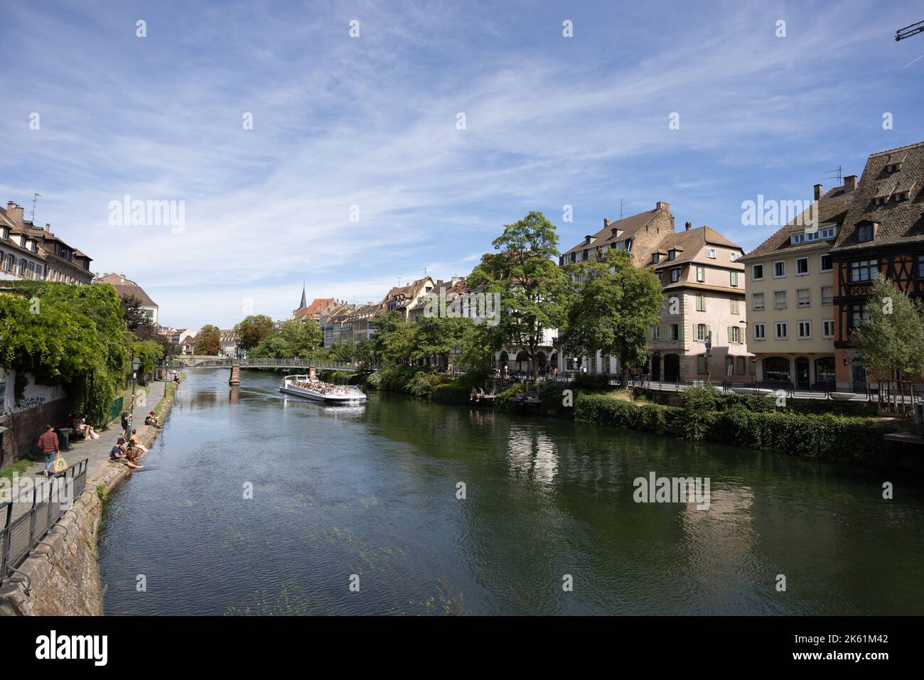 The Ill river in Strasbourg, France Stock Photo - Alamy