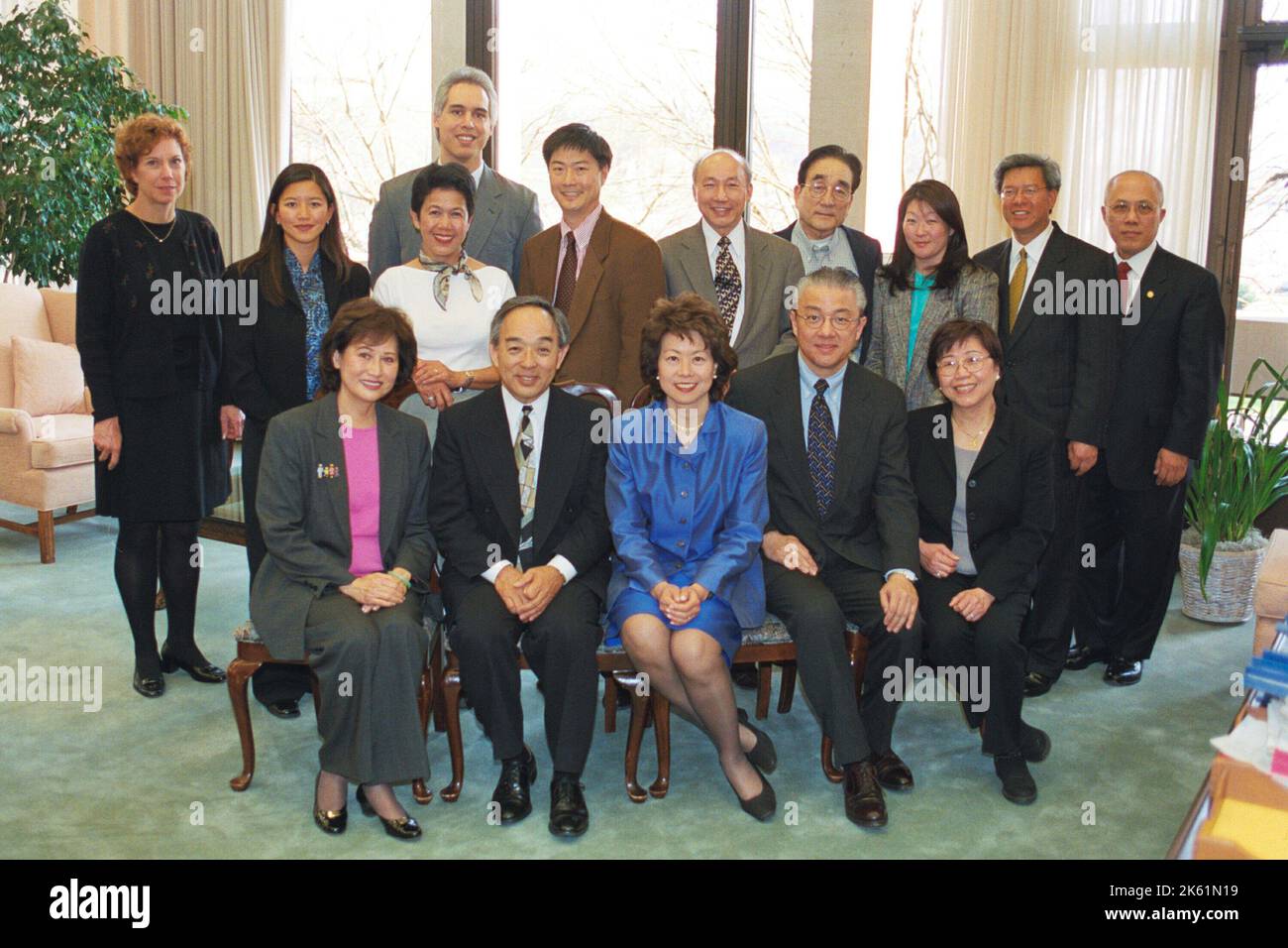 Office of the Secretary - Secretary Elaine Chao with Clayton Fong of ...