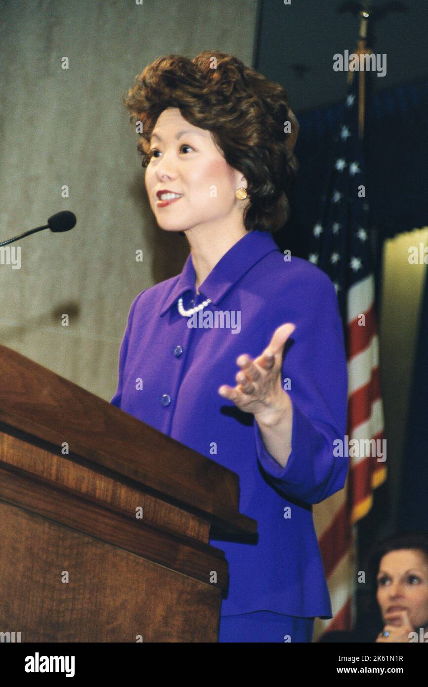 Office of the Secretary - Secretary Elaine Chao Welcome Ceremony Stock ...