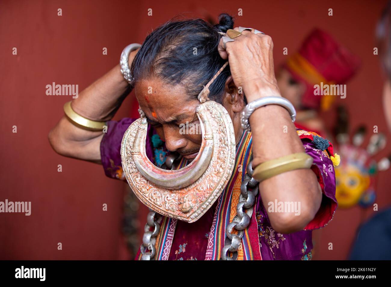 Nepalese people celebrates Shikali Festival Stock Photo - Alamy