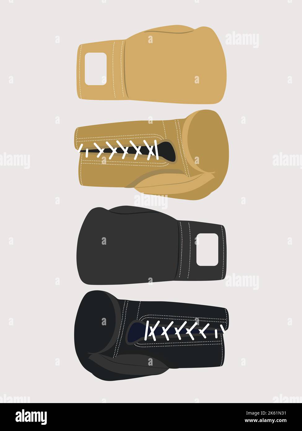 Golden and Black boxing gloves, vertical Stock Vector Image & Art - Alamy