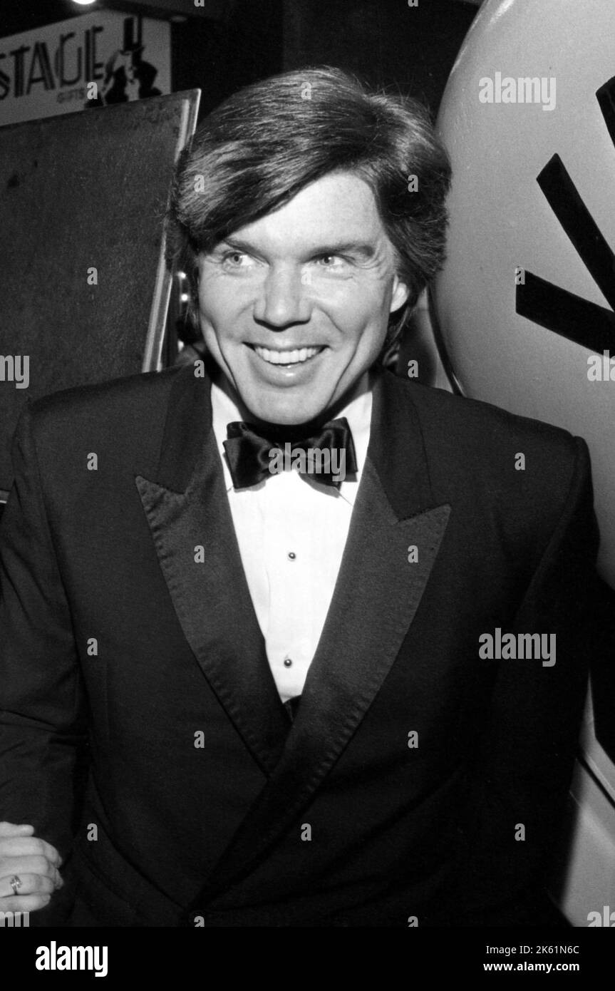 John Davidson at the Barnum opening night party at the Brown Derby Restaurant February 1982 ...