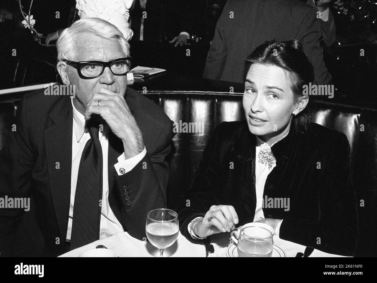 Cary Grant and wife Barbara Harris at the Barnum opening night party at ...