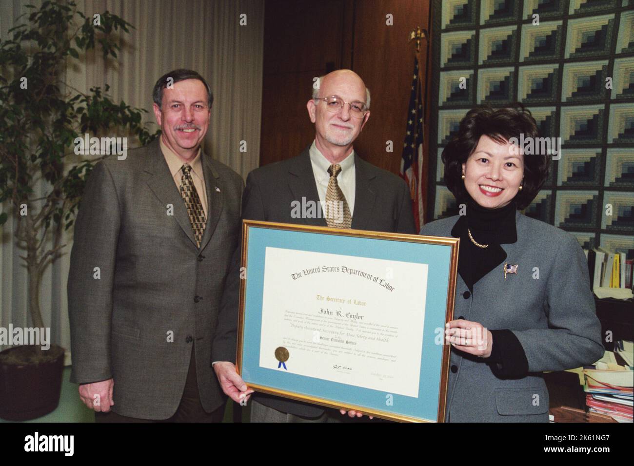 Office of the Secretary - Secretary Elaine Chao presents Senior ...