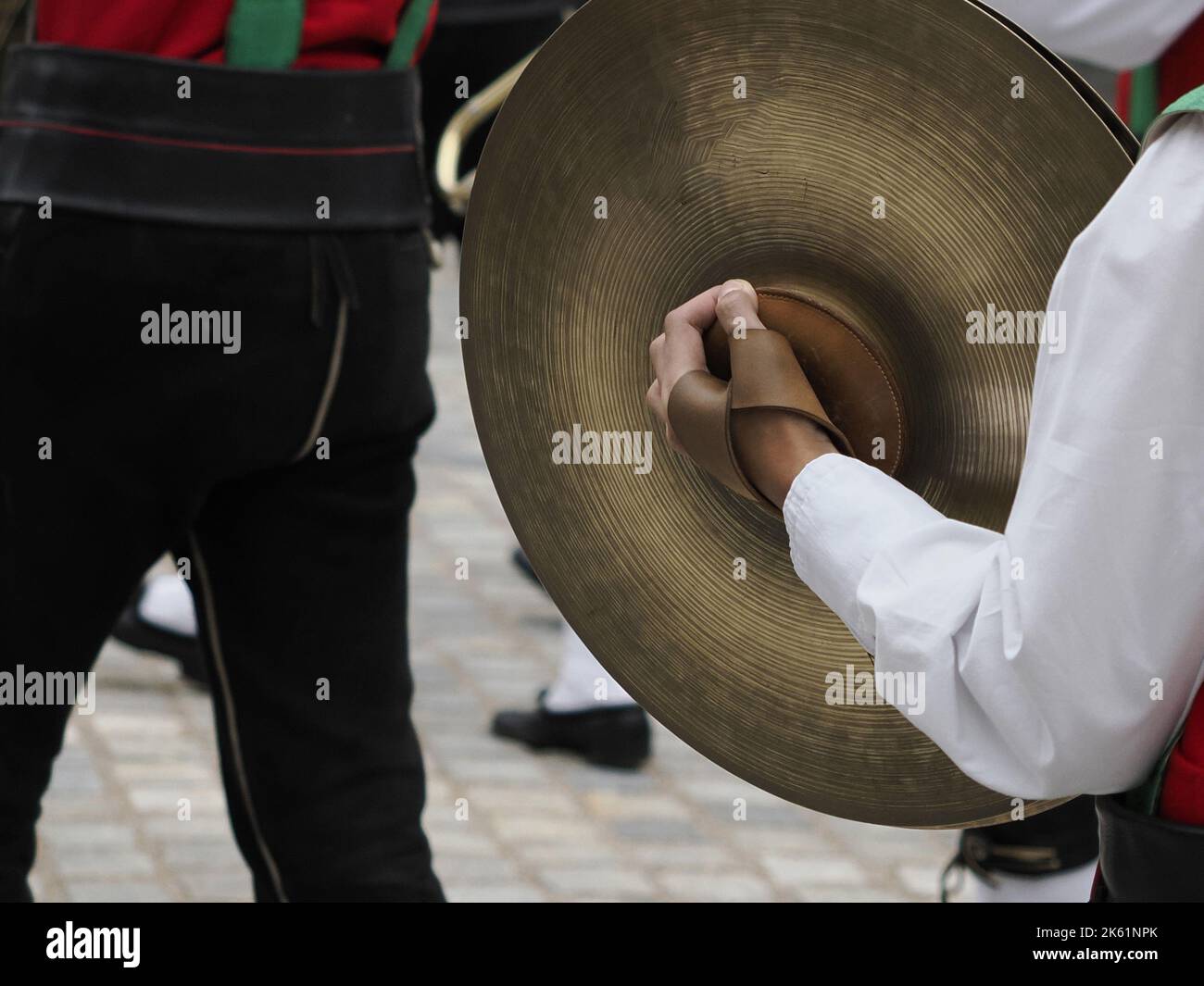 hands playing music cymbals detail in a band Stock Photo - Alamy