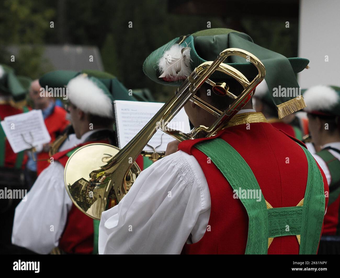 hands playing trombonedetail in a band Stock Photo - Alamy