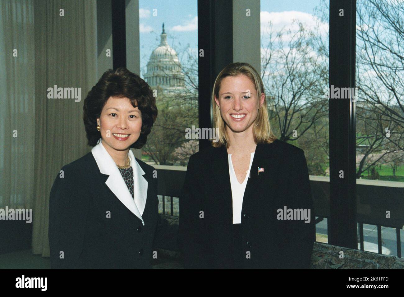 Office of the Secretary - Secretary Elaine Chao with Mina Nguyen and ...