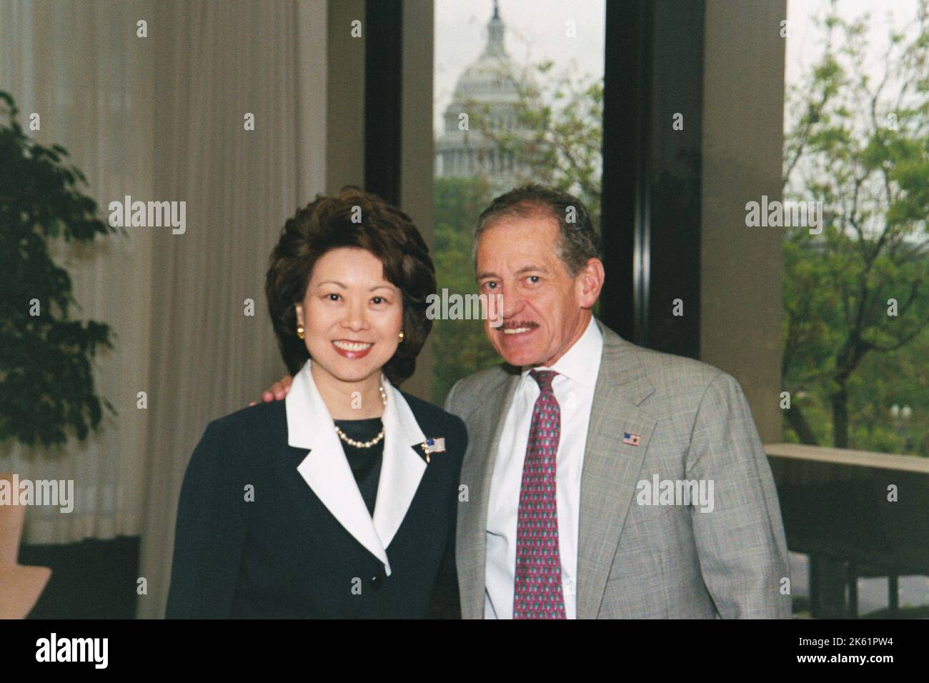 Office of the Secretary - Secretary Elaine Chao with Ron Kaufman Stock ...