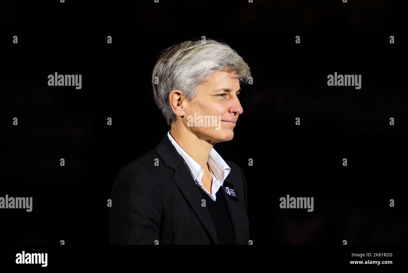 Ostrava, Czech Republic - October 9, 2022, Marija Cicak after the final ...