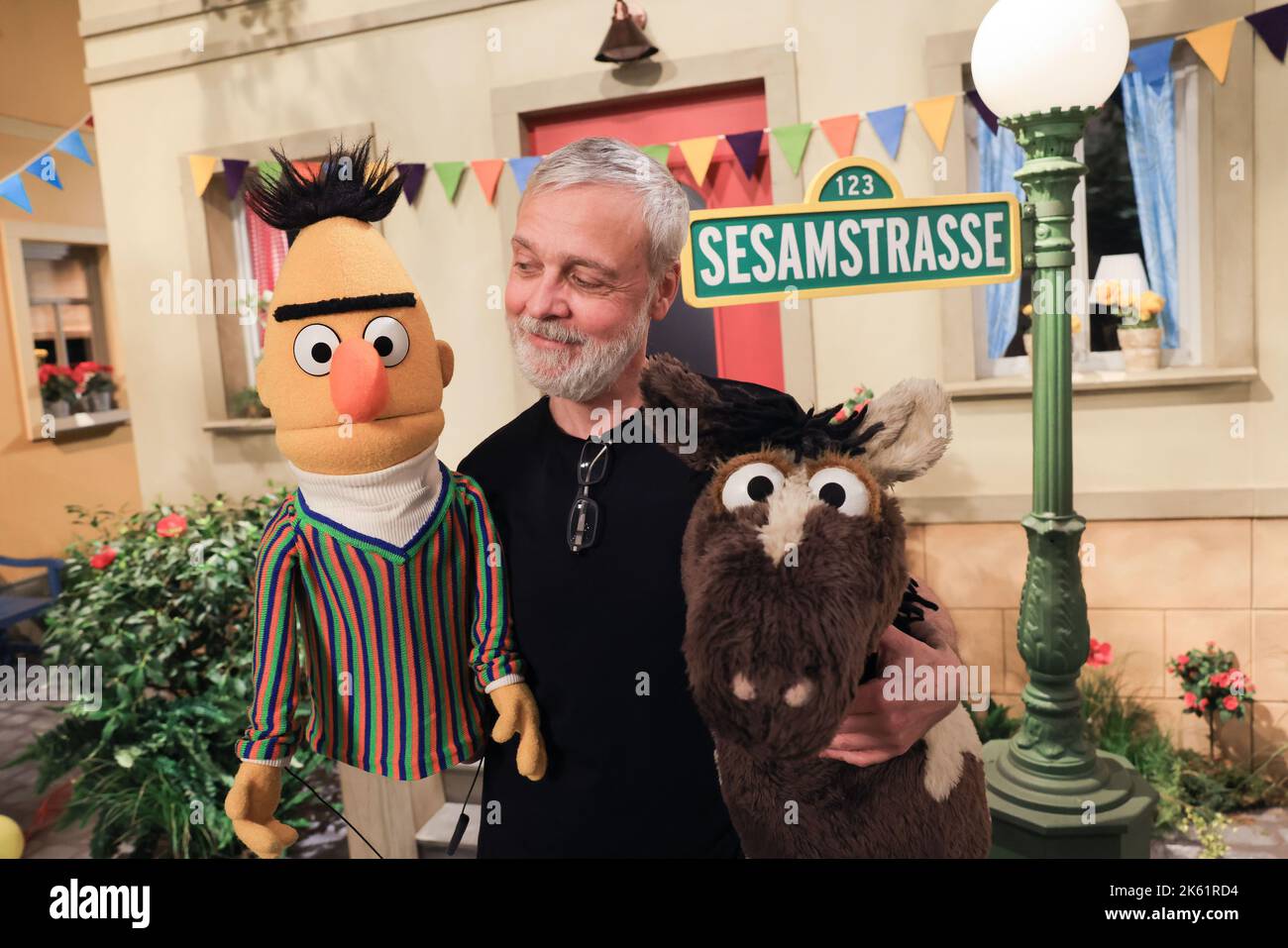 Hamburg, Germany. 07th Apr, 2022. Carsten Haffke, puppeteer, with his ...
