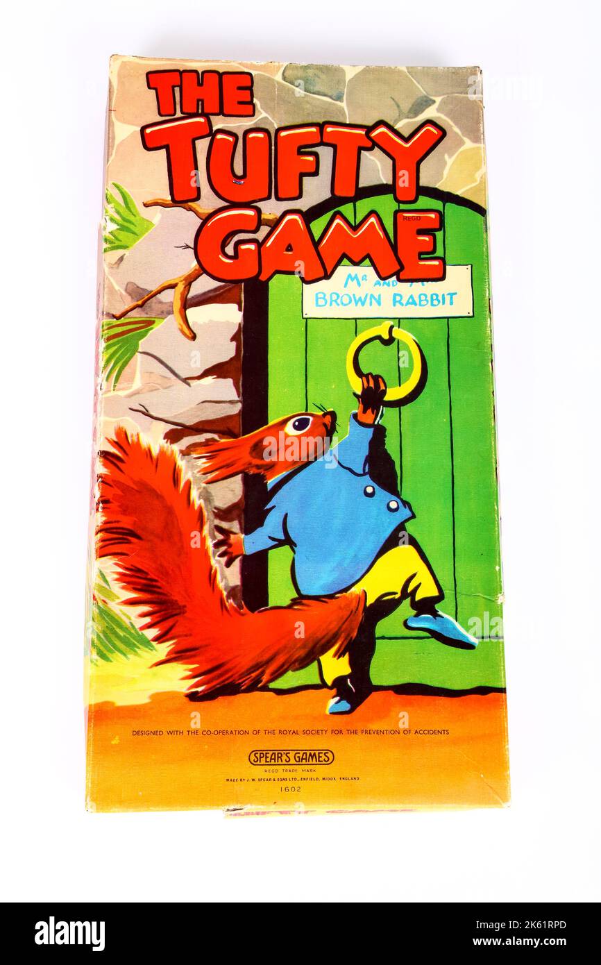 Nostalgic vintage The Tufty Game by Spears Games Stock Photo - Alamy