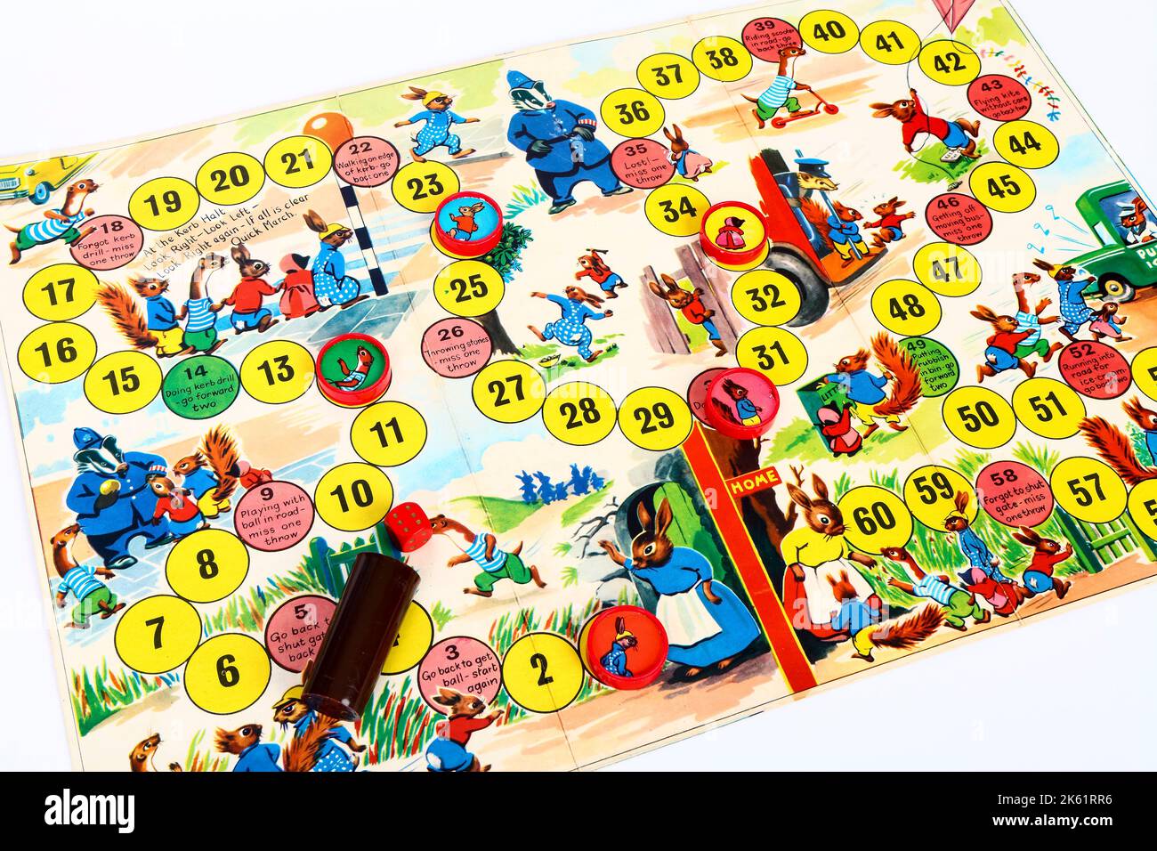 Nostalgic vintage The Tufty Game by Spears Games Stock Photo - Alamy