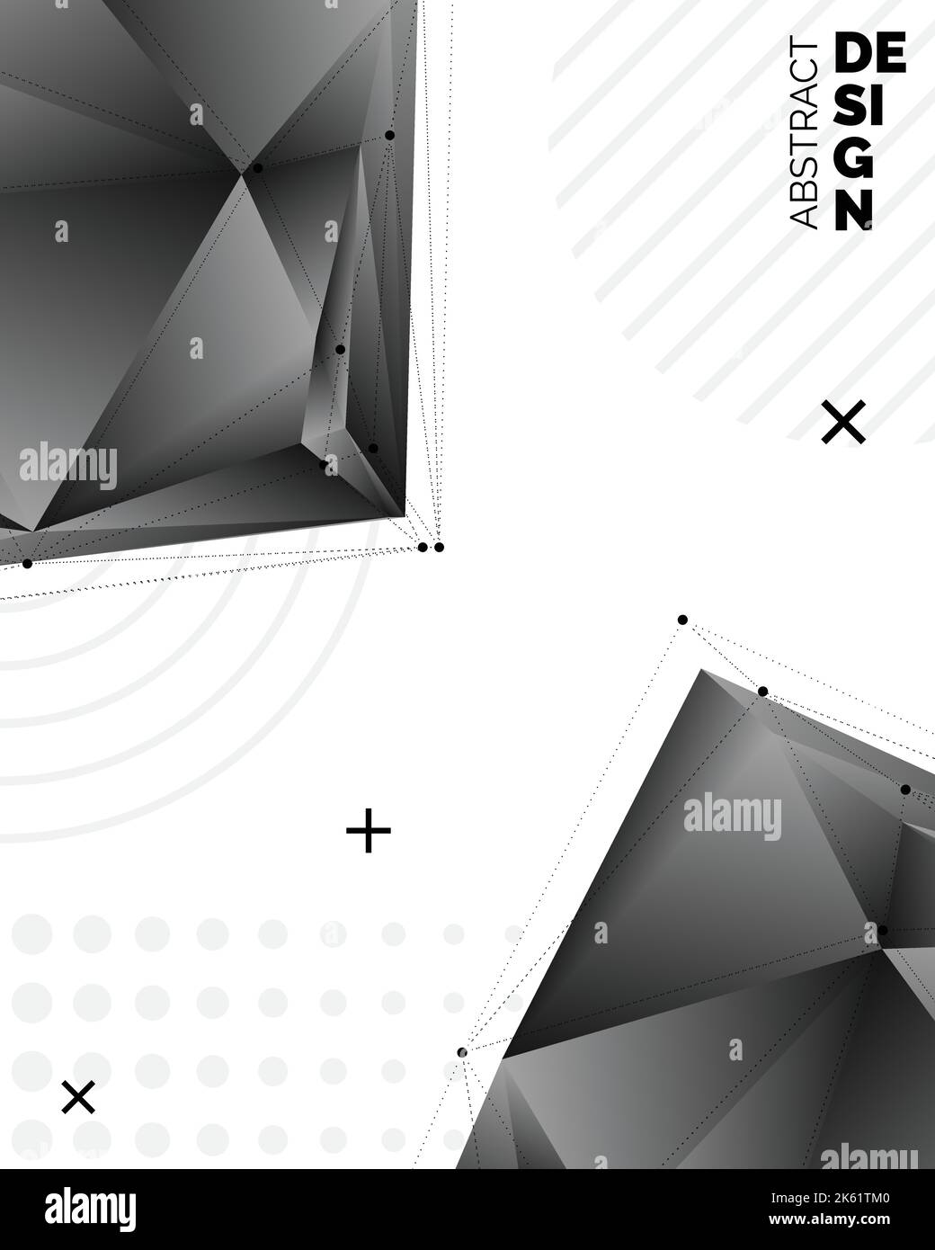 Beautiful gradient background for poster Black and White Stock Photos ...