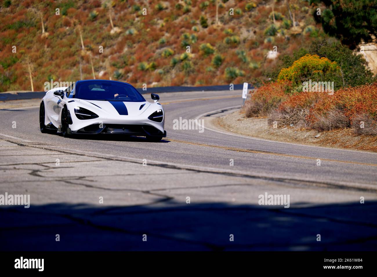 Angeles crest car hi-res stock photography and images - Alamy