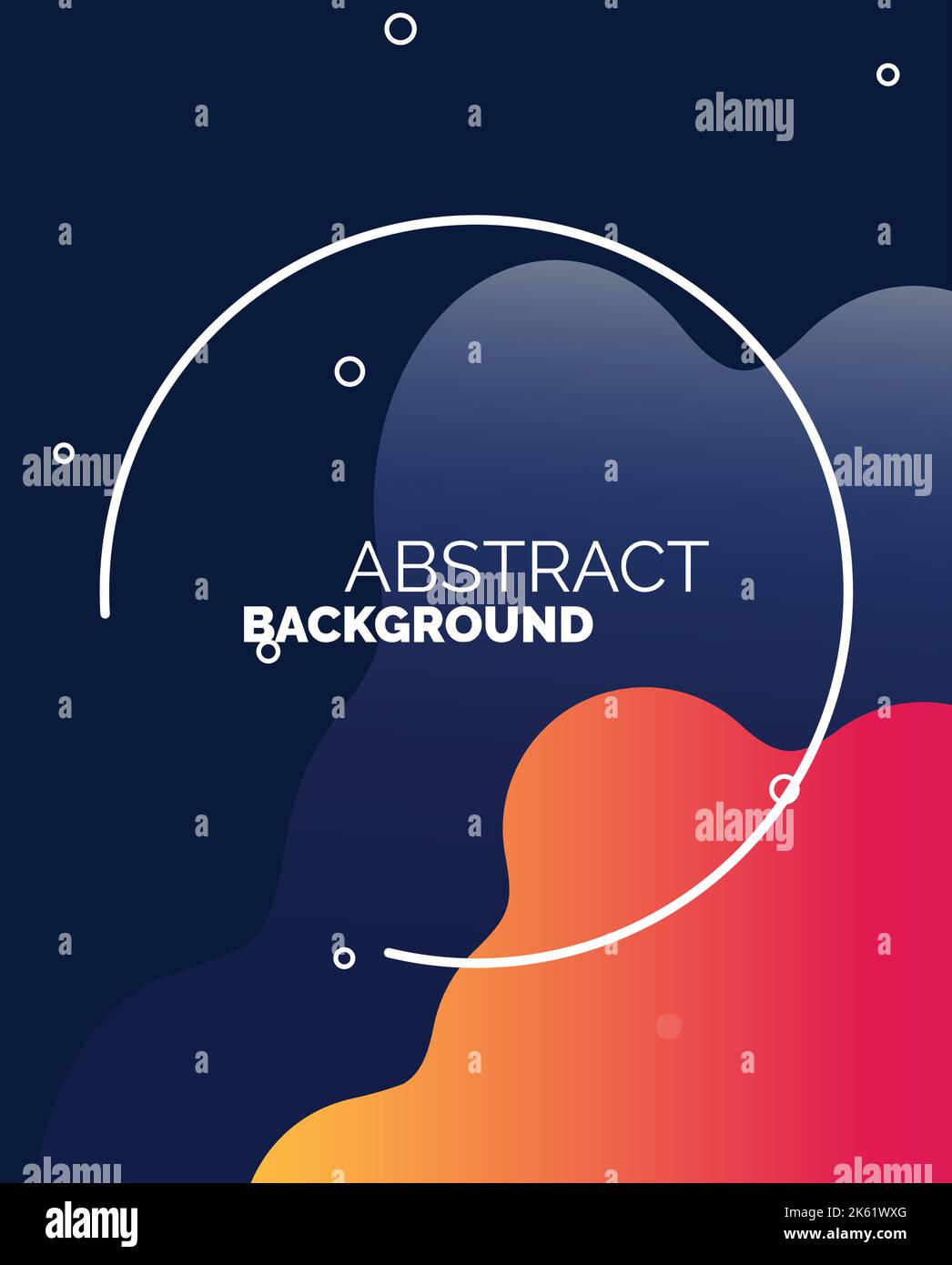 Gradient abstract shapes cover collection Vector Illustration Stock ...