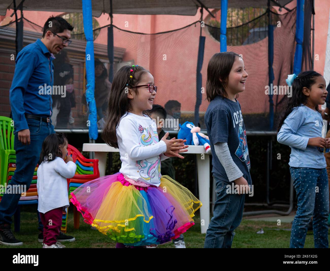 La Paz, Bolivia - September 10 2022: Bolivian Children Playing in a ...