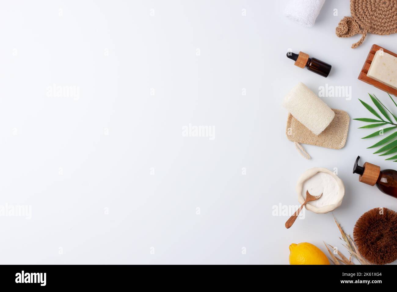 Zero waste, sustainable and eco-friendly lifestyle. Set of eco friendly ...