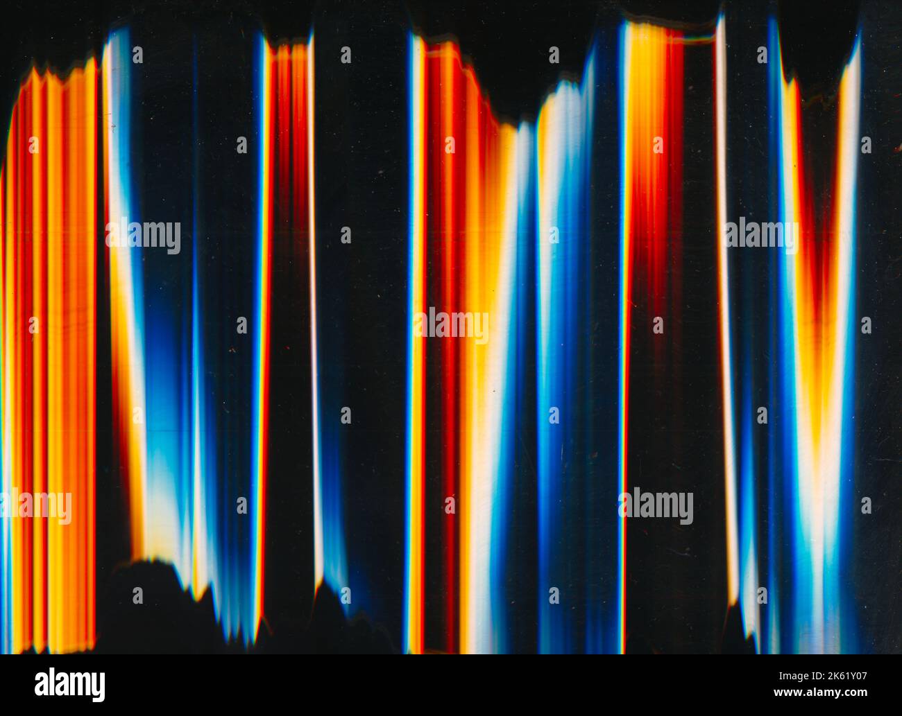 glitch noise aged film color glow dust scratches Stock Photo - Alamy