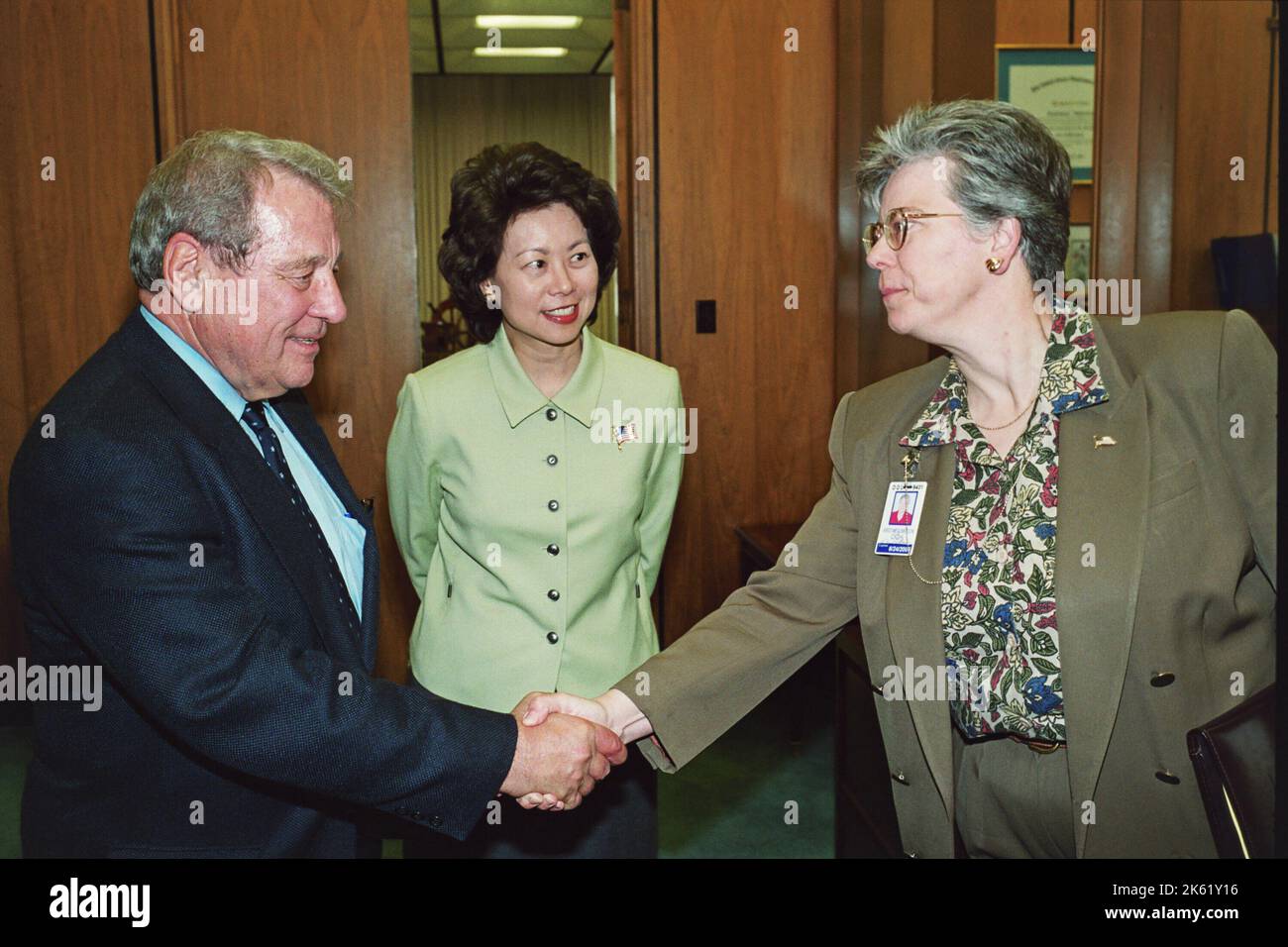 Office of the Secretary - Secretary Elaine Chao with Cong Norwood and ...