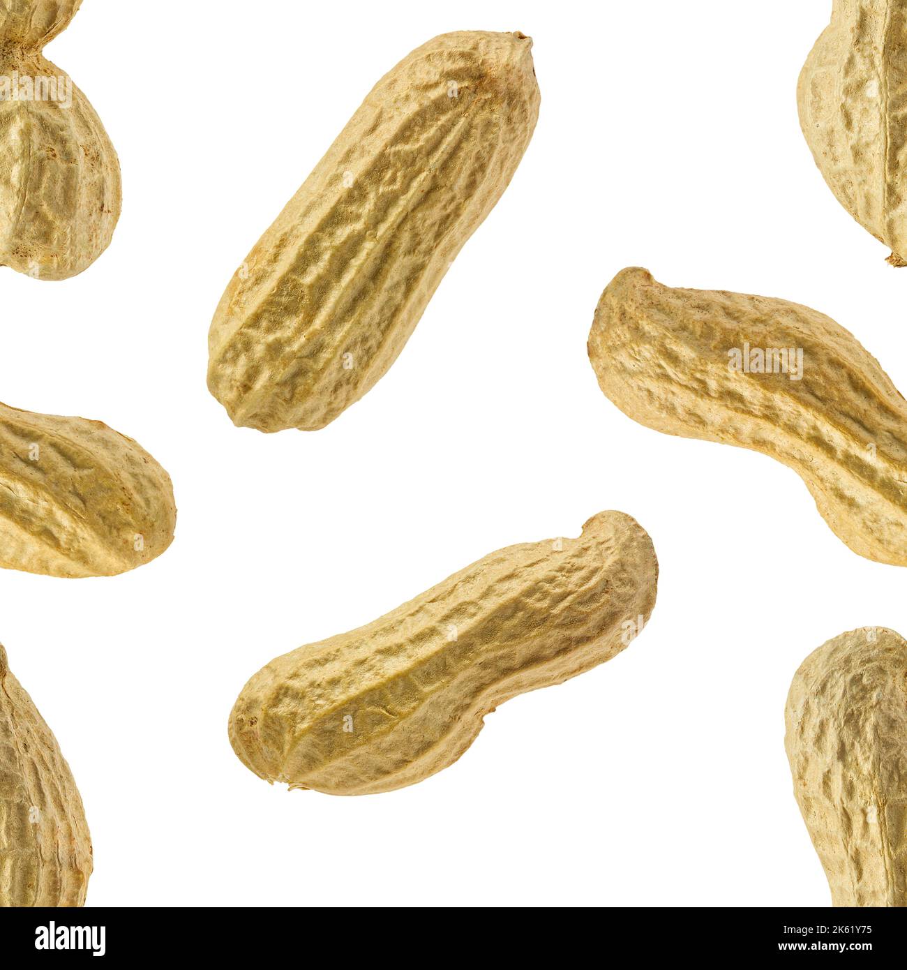 Seamless pattern of Peanuts isolated on white background Stock Photo ...