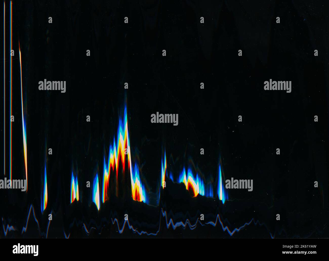 distressed screen old film glitch texture dark Stock Photo - Alamy