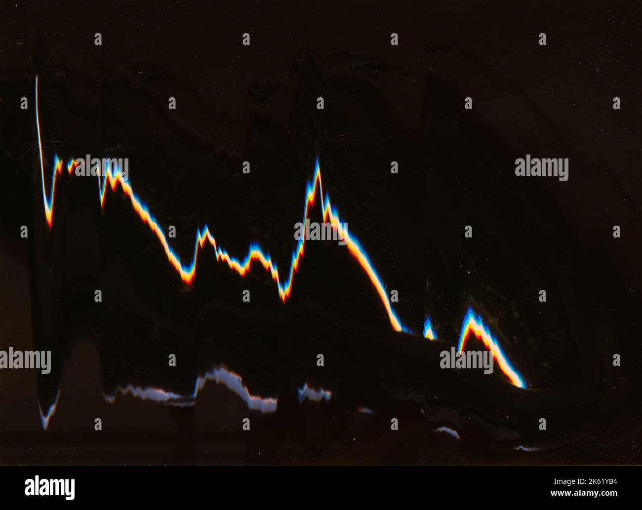 distressed screen old film glitch texture dark Stock Photo - Alamy