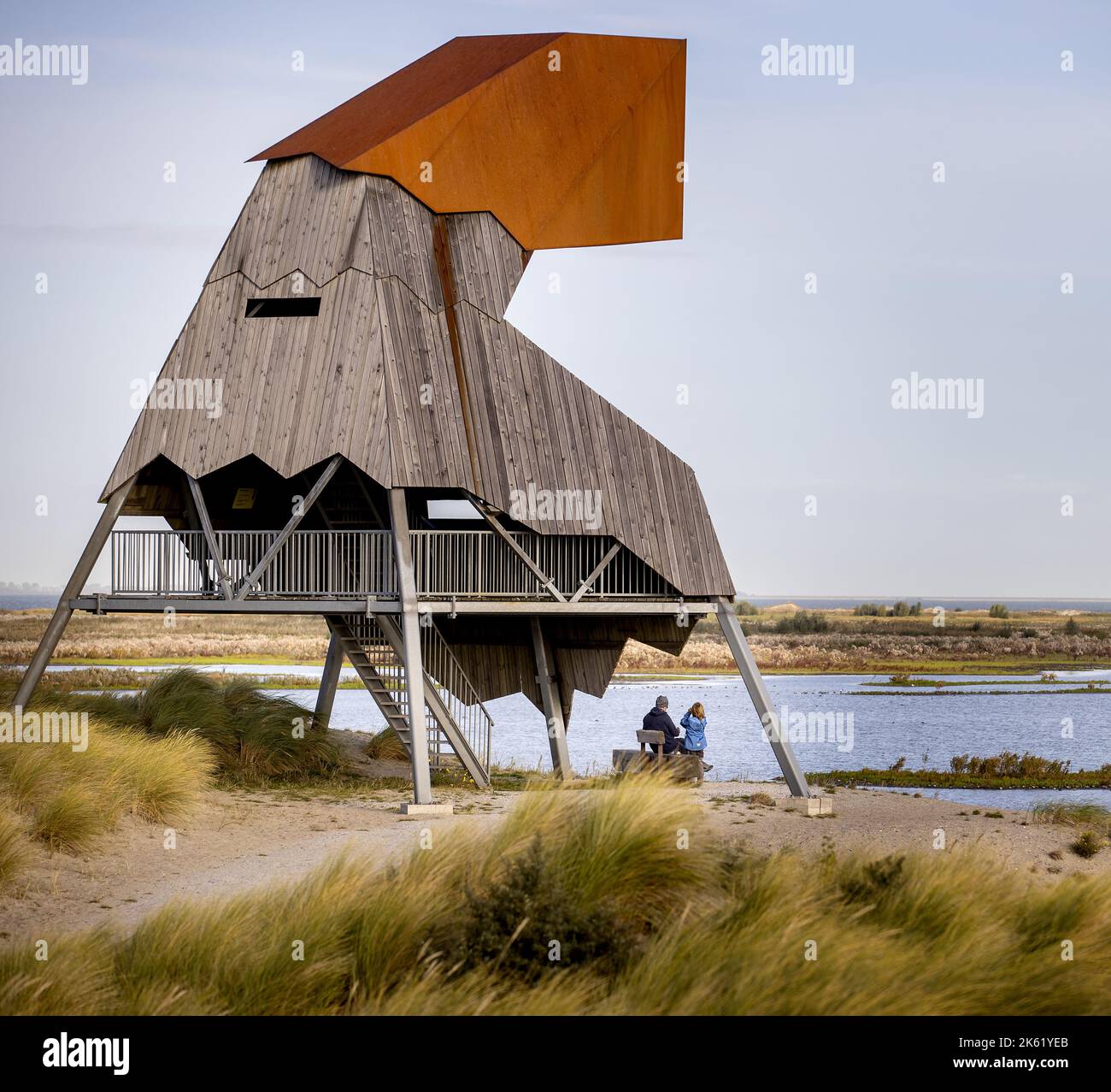 2022-10-11 10:45:11 MARKERMEER - The Marker Wadden during a press ...